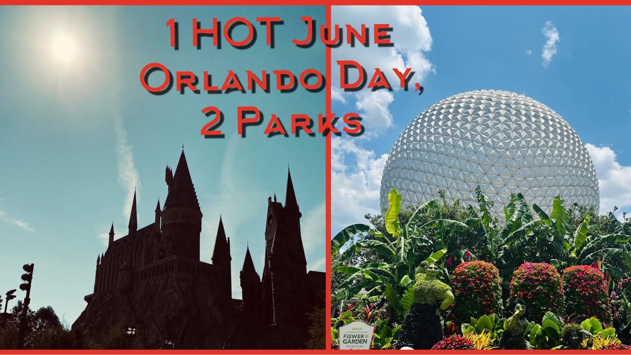 Taking on Universal & Epcot Orlando in ONE day! - YouTube