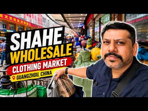 Best Wholesale Clothing Market in Guangzhou China? Shahe Market Visit