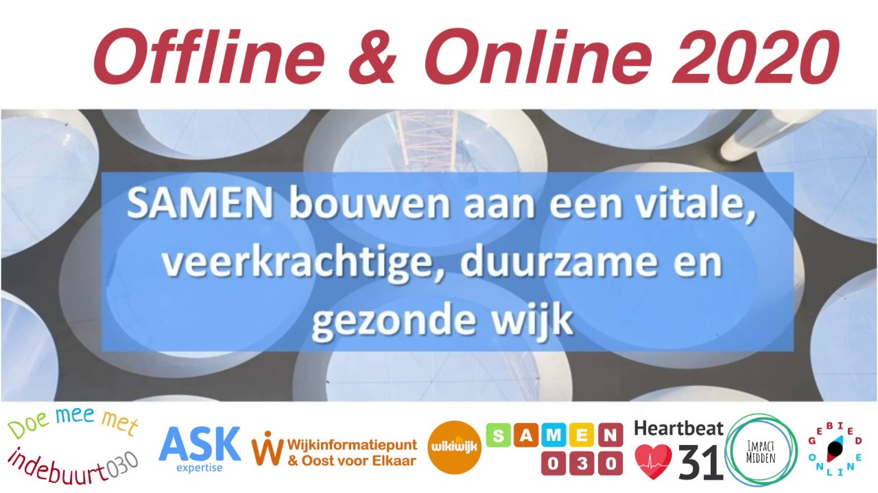 Indebuurt030 - Peter Rook - Gebiedsvraagbaak - Offline en Online 2020 ...