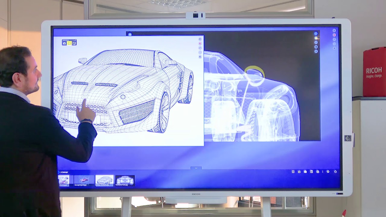 Ricoh Lavagna Interattiva applicazioni di settore - YouTube