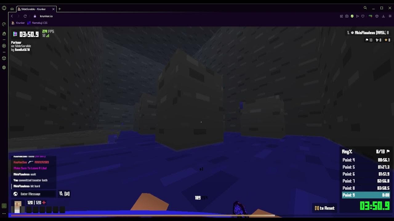 Noob Parkourer tried Slide_Sorable In Krunker.io - YouTube