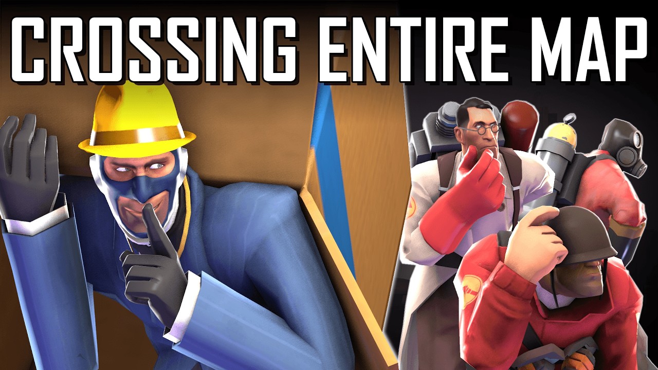 TF2: Can you cross the ENTIRE MAP in a BOX? - YouTube