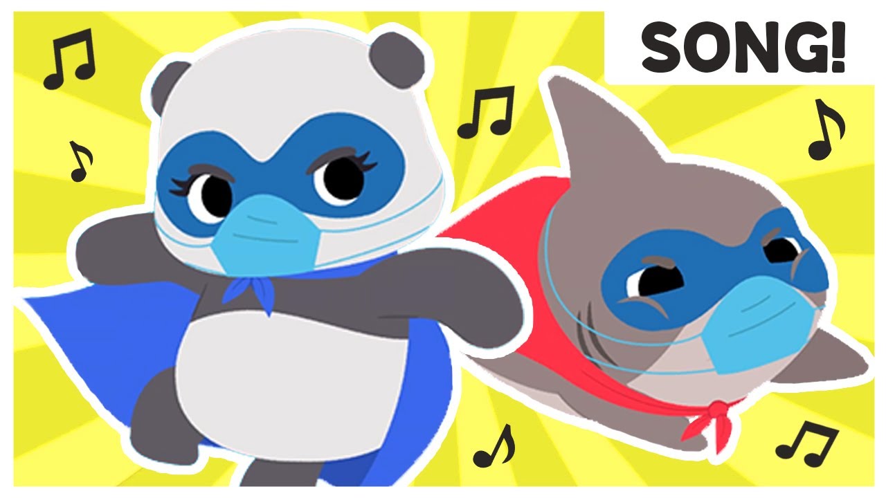 We Are Superheroes! | Children's Handwashing Song and COVID-19 PSA ...