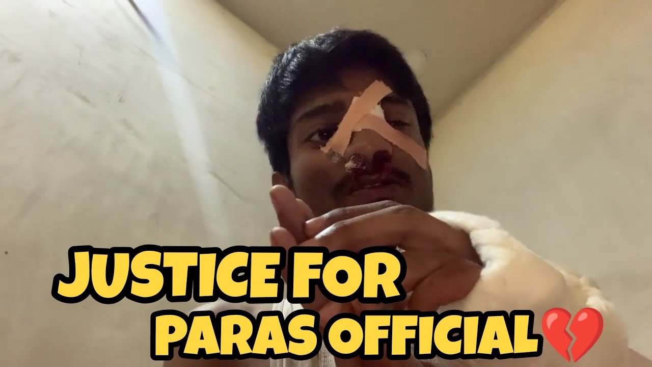 JUSTICE FOR PARAS BHAI💔 #parasofficial #paraschannel - YouTube