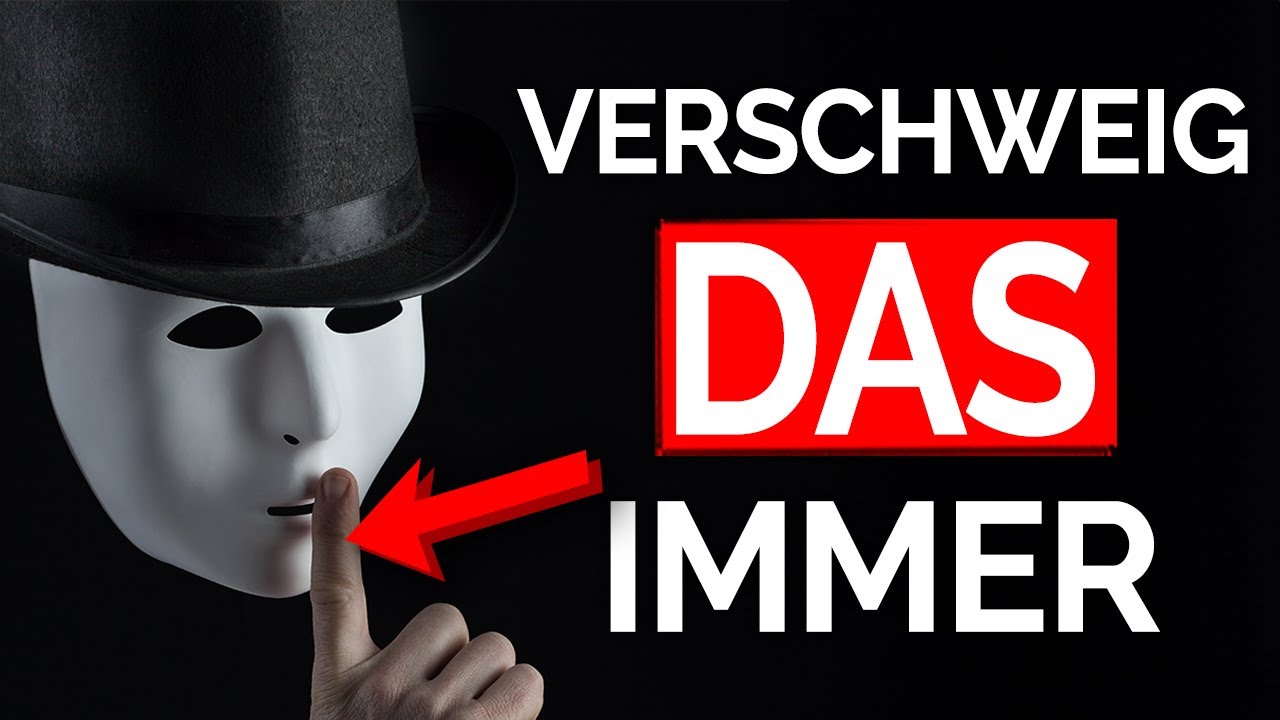 Schweige über DIESE Themen (sonst bereust du es!) - YouTube