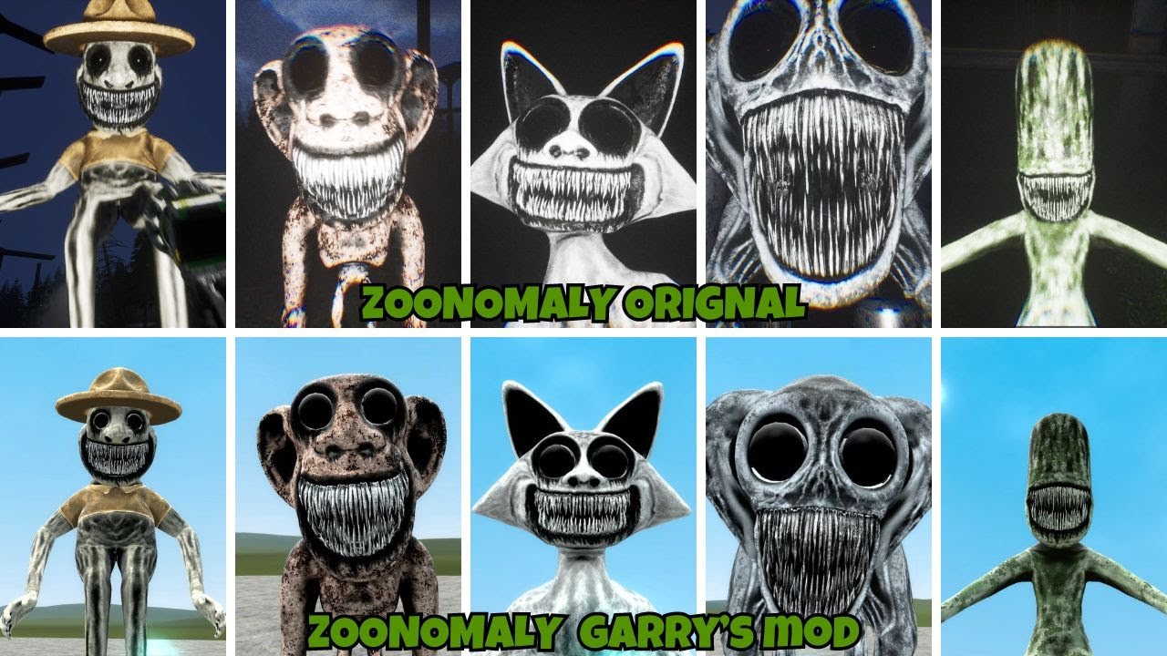 ZOONOMALY Vs ZOONOMALY GARRY'S MOD All Jumpscares and All Monsters ...