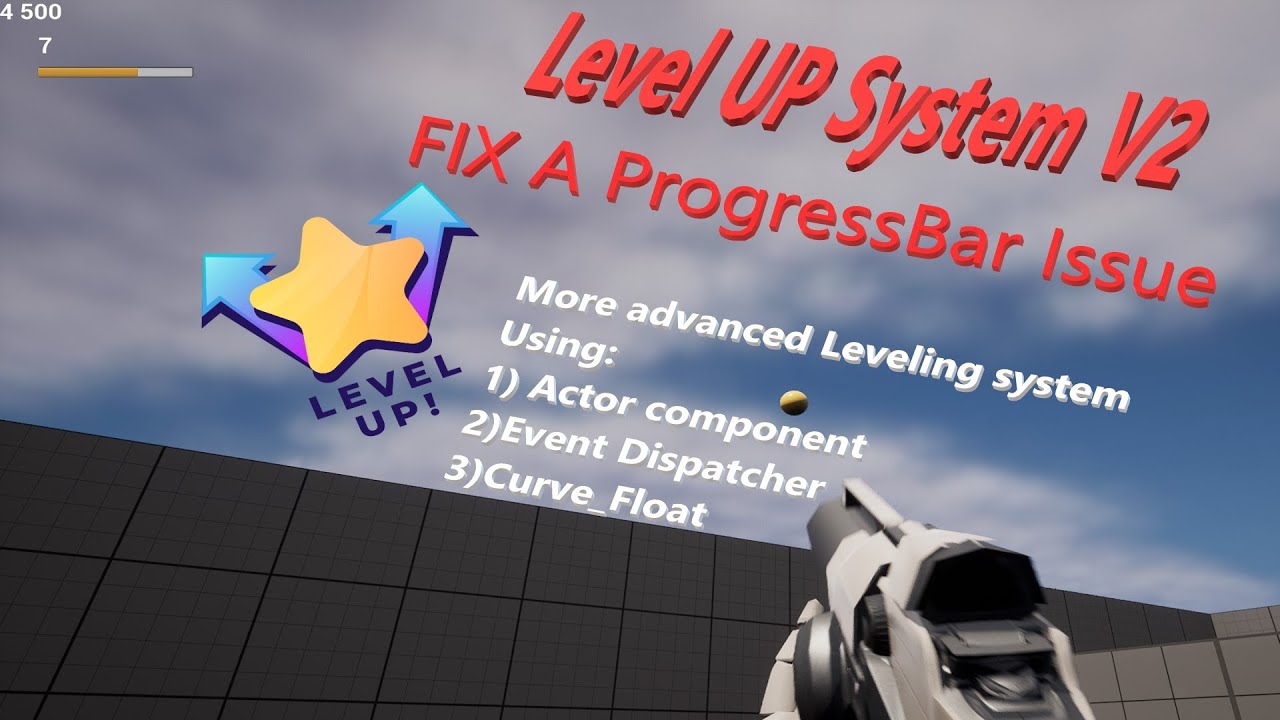 Level Up System Fix Update Using Curve Ue5 Player Stats Tutorial For