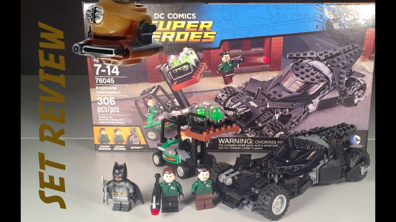 Lego 76045 Kryptonite Interception Review - YouTube