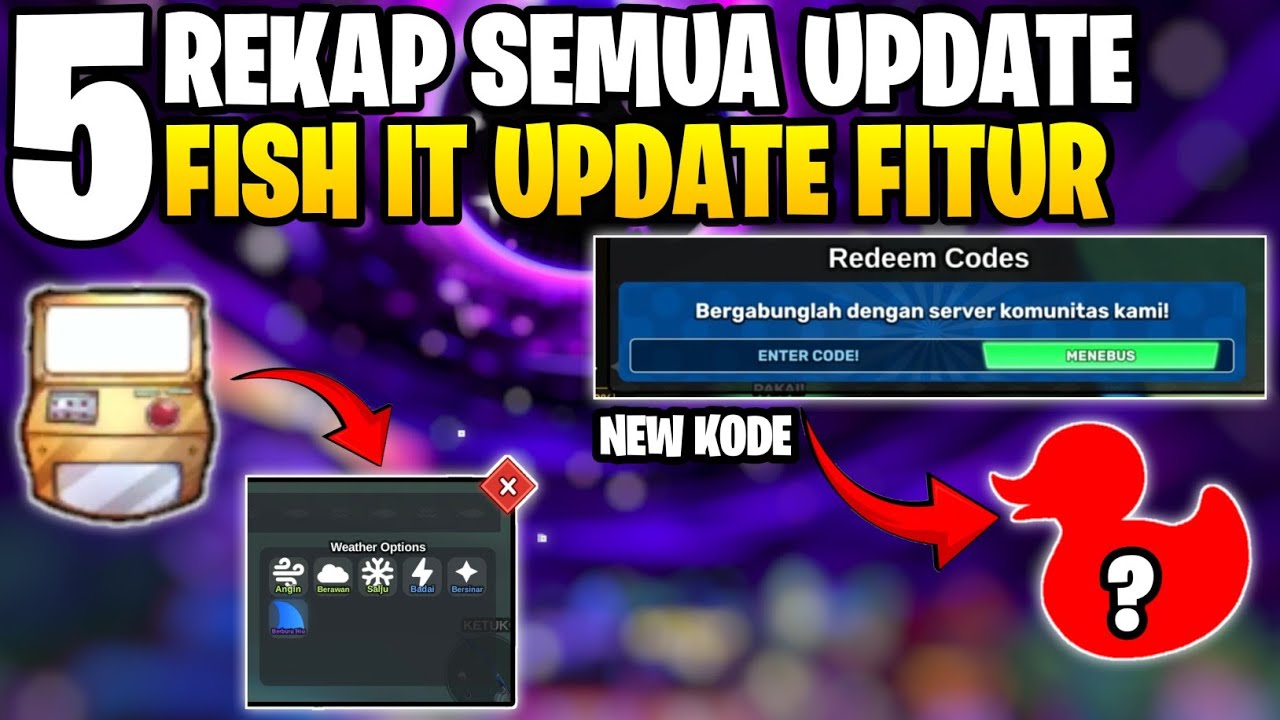 NEW KODE REDEEM.? REKAP UPDATE TERBARU DI FISH IT ROBLOX - Tips & Trik ...