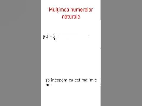 Multimi de numere - multimea numerelor naturale - YouTube