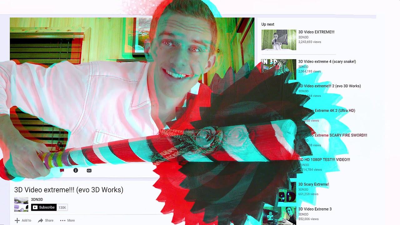 3D Video Extreme Saw bat!!! - YouTube