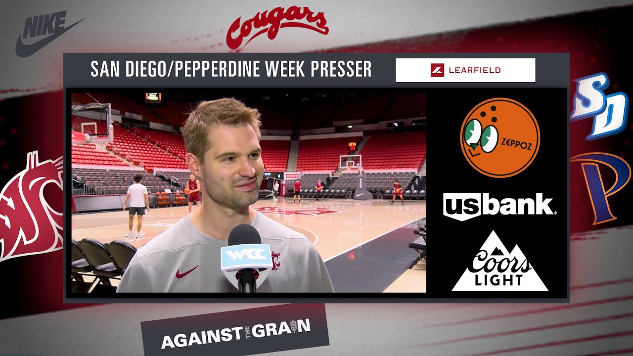 WSU MBB: David Riley San Diego/Pepperdine Week Press Conference | 2/25 ...