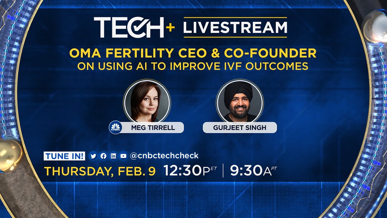 CNBC+ TechCheck chats with Oma Fertility CEO on using AI to improve IVF outcomes — 2/9/23 - YouTube