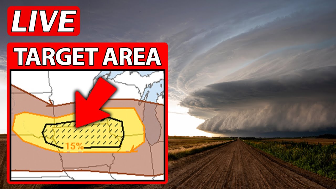 LIVE Storm Chaser - Explosive Storm Development In Nebraska - YouTube