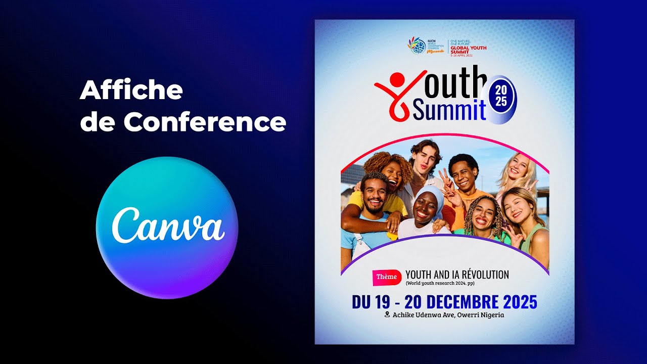 J18 - Challenge Design Canva | Créer une Affiche avec Canva | Affiche ...