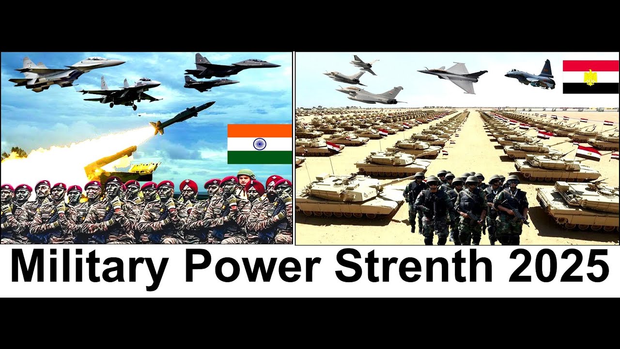 Egypt vs India Military Power Srenth 2025 Indian Army vs Egyptian Army ...