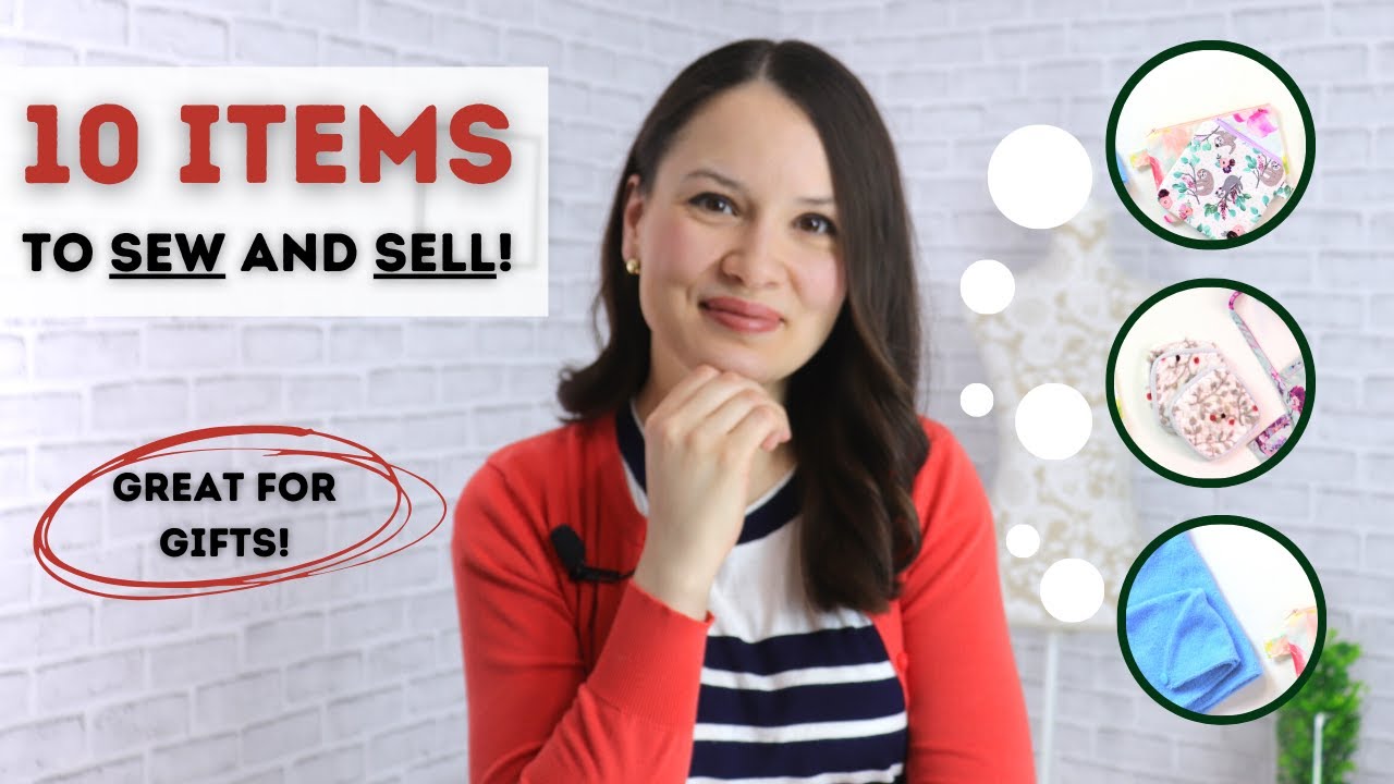 10 EASY ideas of what to sew and sell for a little side hustle in 2021 ...