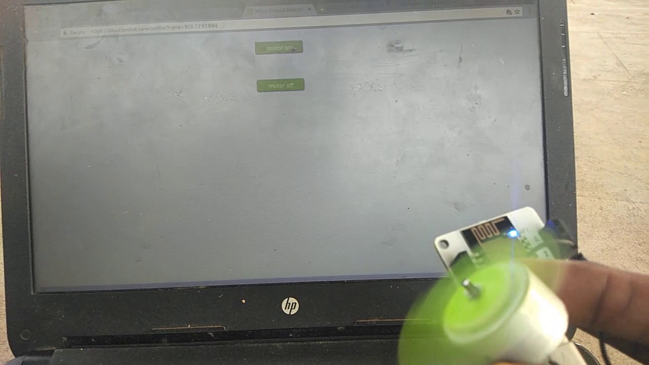 DC mini motor control by using bolt module #boltiot #ioTMLChamp - YouTube