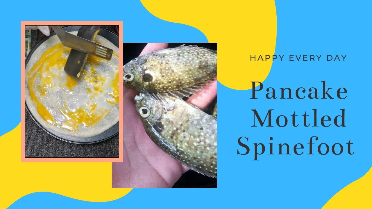 HOW TO MAKE CHINESE PANCAKE WITH MOTTLED SPINEFOOT（泥猛鱼煎餅果子 JIANBING ...