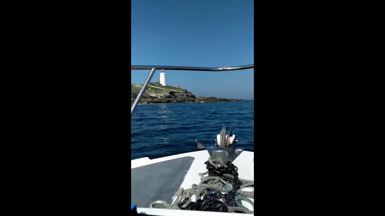 Godrevy Lighthouse on the Dolly P - YouTube