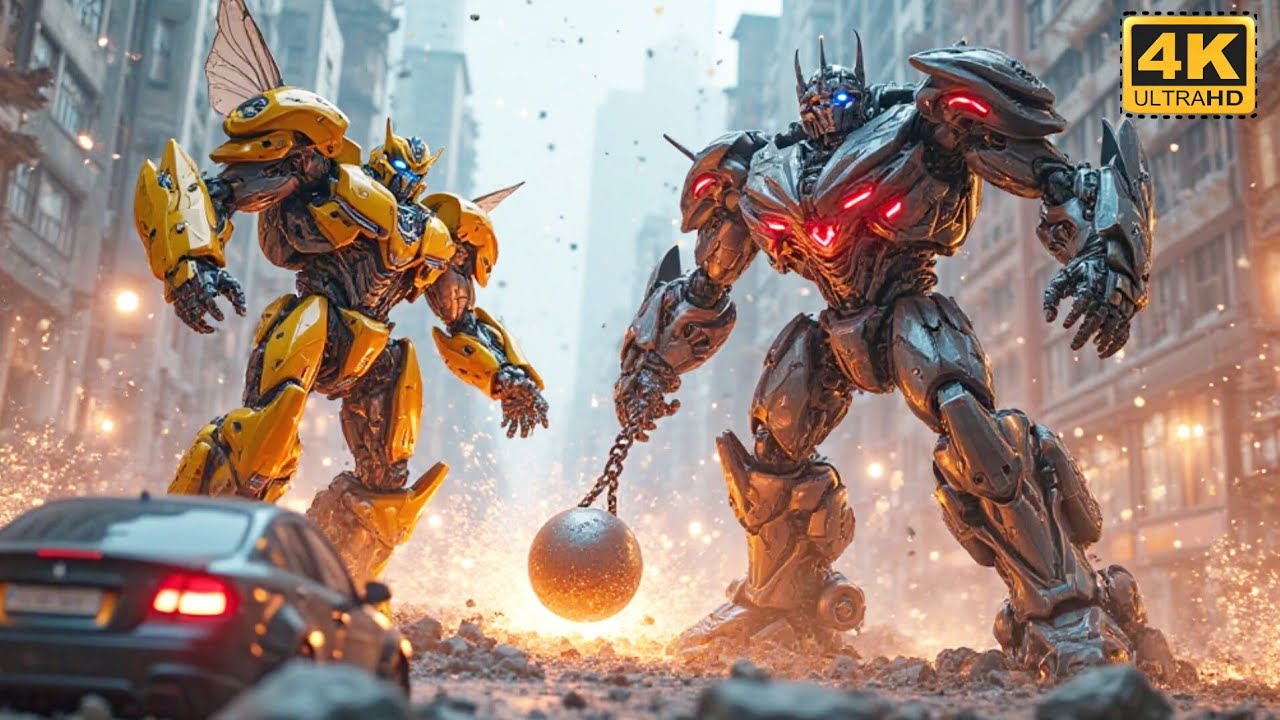 Epic Transformers Fight! Bumblebee DESTROYS Barricade! | Transformer ...