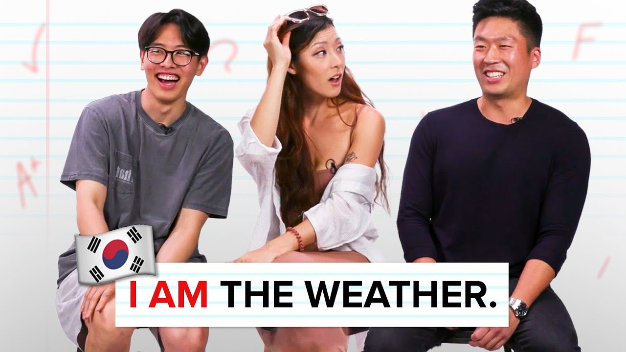 Korean Americans Take A Basic Korean Language Quiz Part 2 - YouTube