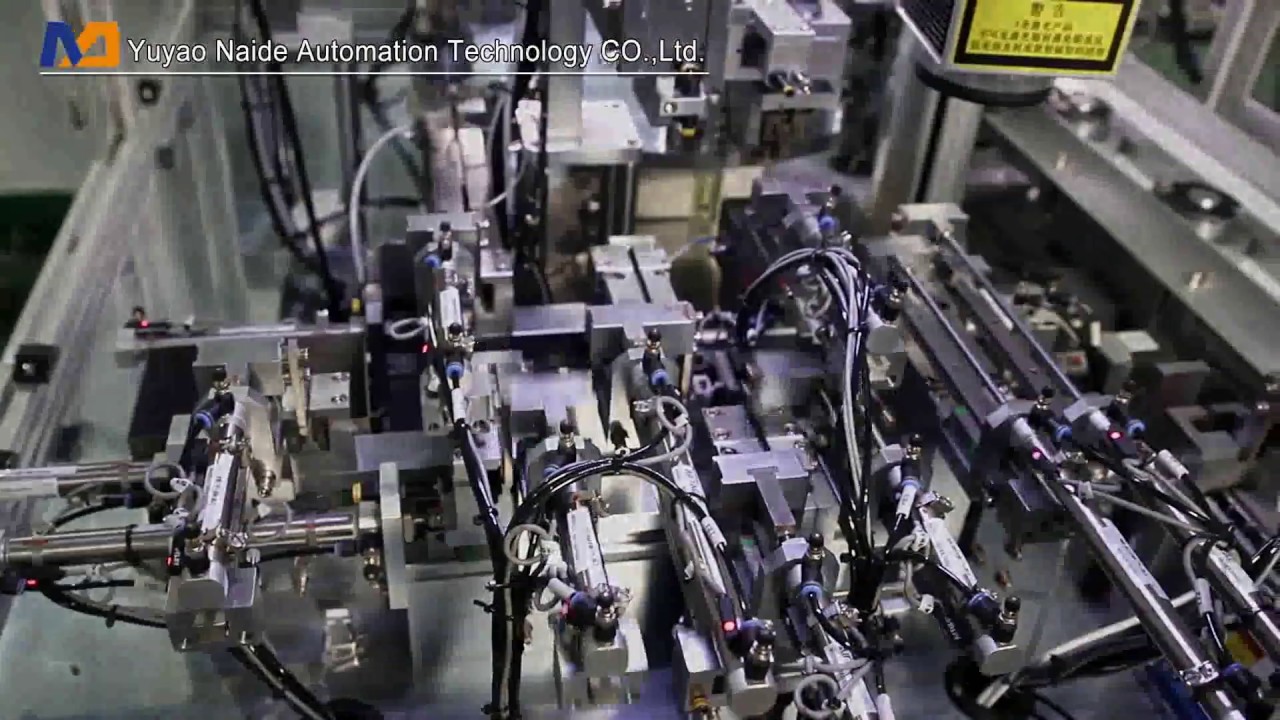 AUTOMOBILE STARTER CARBON BRUSH HOLDER AUTOMATIC ASSEMBLY MACHINE - YouTube