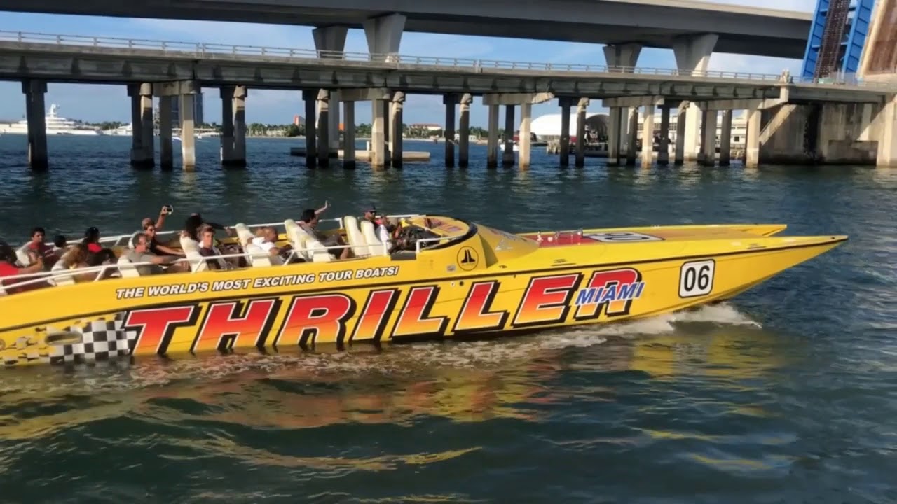 Thriller Miami Speedboats - YouTube