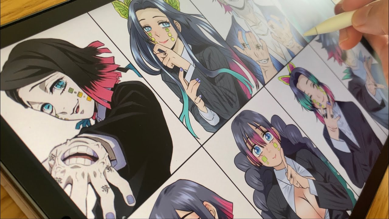 Drawing Hashira Turn into Enmu 【Demon Slayer】 - YouTube