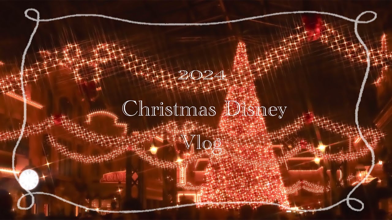 【Vlog】2024 Christmas Disney【TDL】 - YouTube