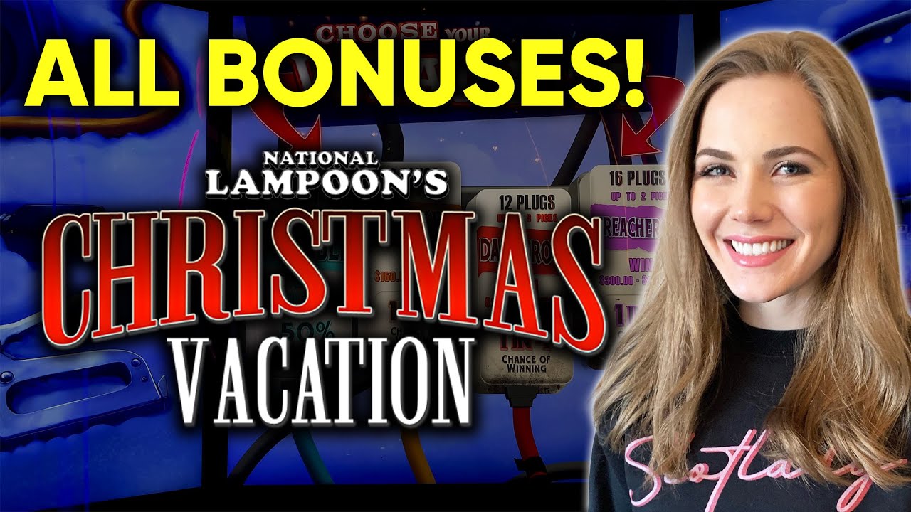 Bought A BONUS For Christmas! Christmas Vacation Slot Machine! - YouTube