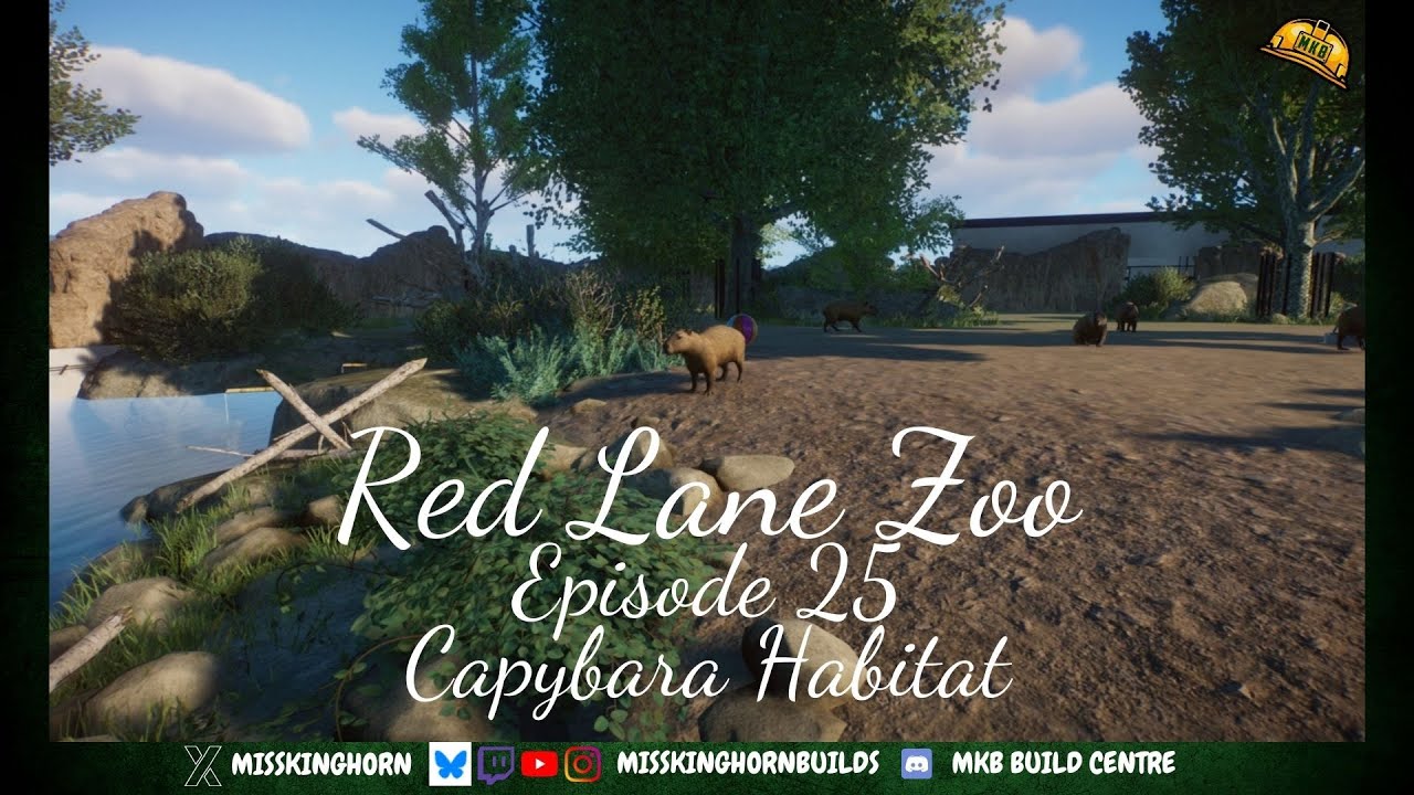 Capybara Habitat | E25 | Red Lane Zoo | Planet Zoo - YouTube
