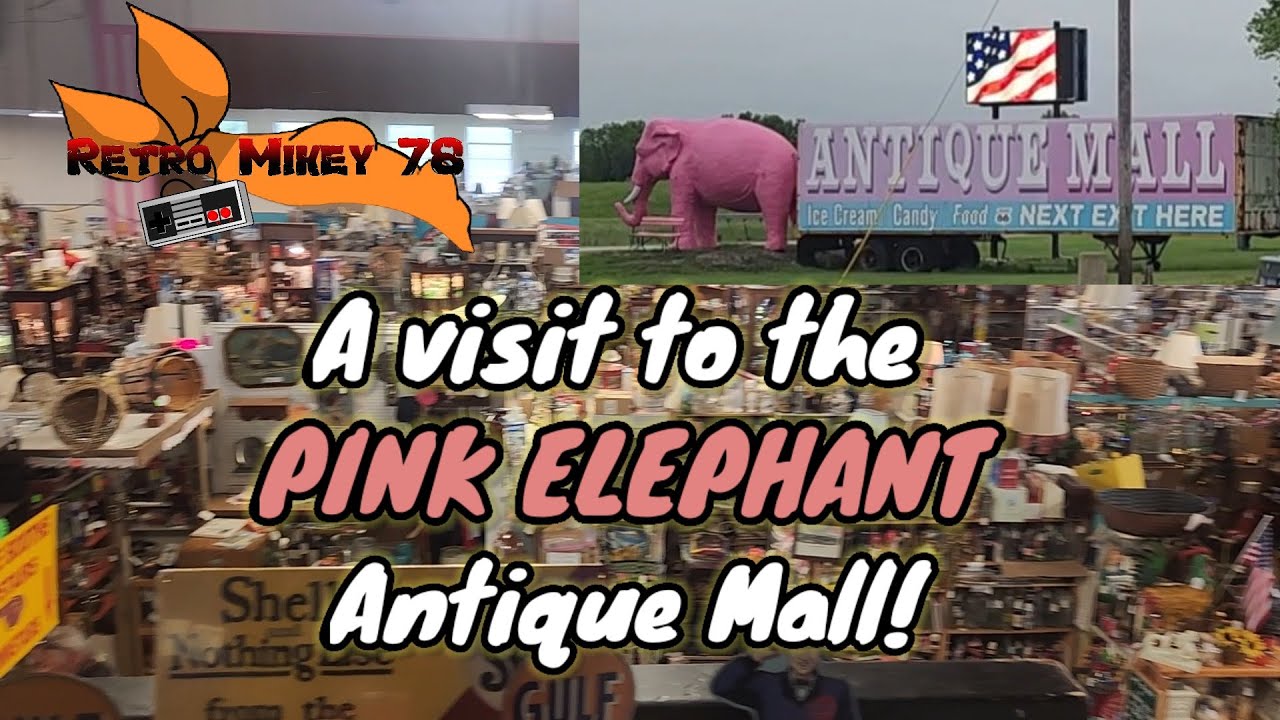 Our Trip to Pink Elephant Antique Mall! #antiquemall #hunting - YouTube