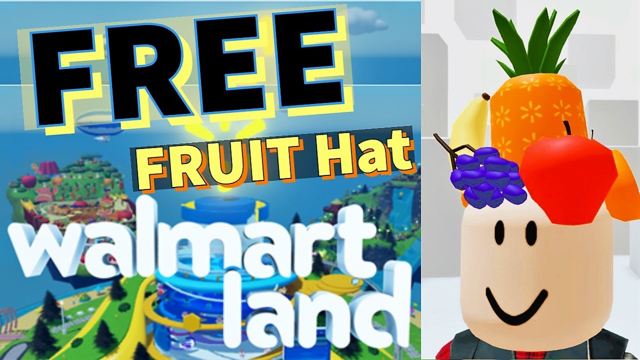 How to get New FREE Fruit Hat: Walmart Land on Roblox - YouTube