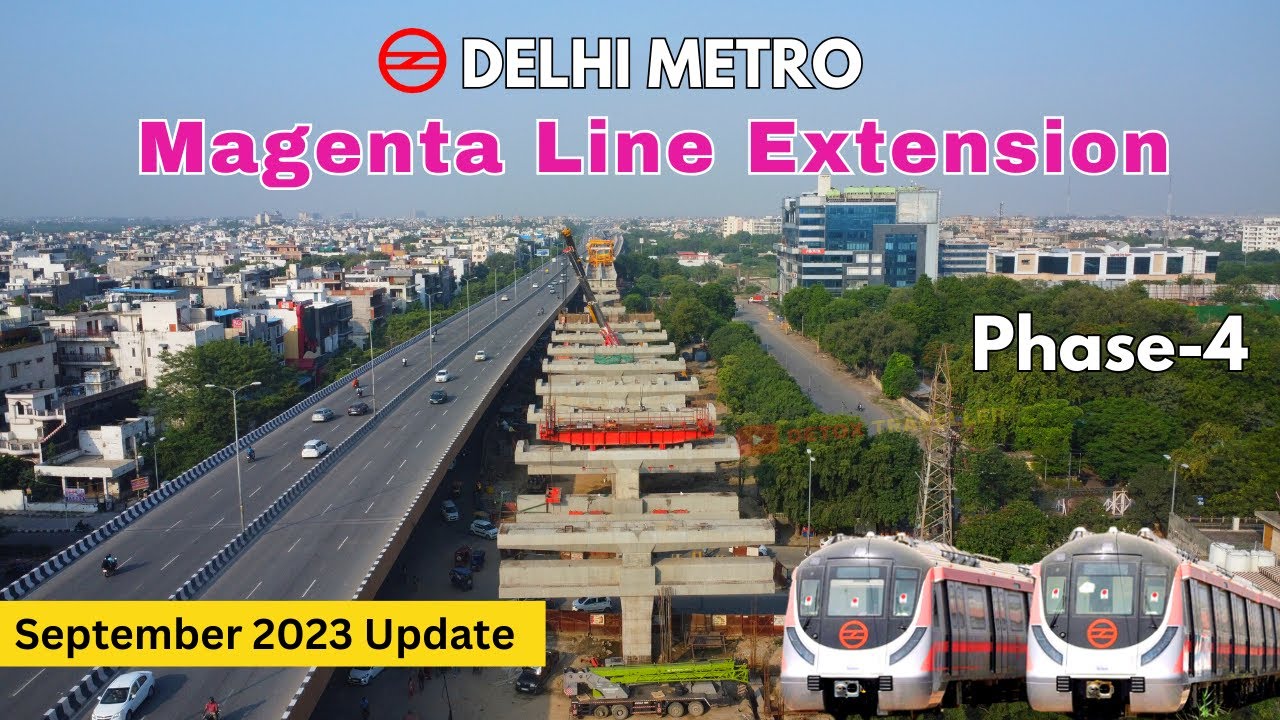 Delhi Metro Magenta Line : पीरागढ़ी से पीतमपुरा तक | Update After 99 ...