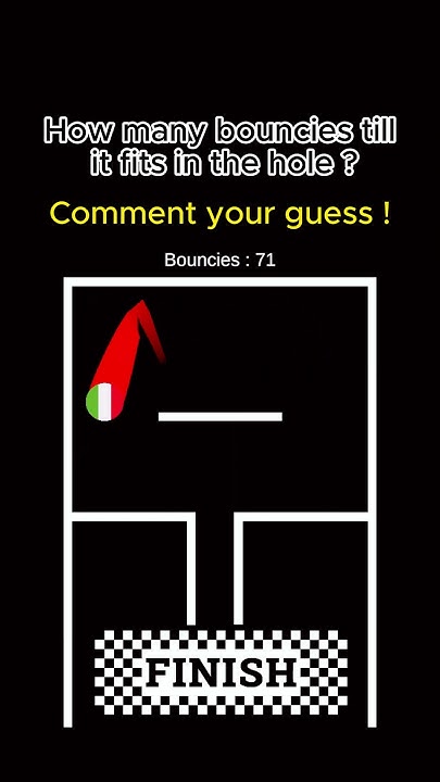 The Italy ball gets smaller every bounce #countryballs - YouTube