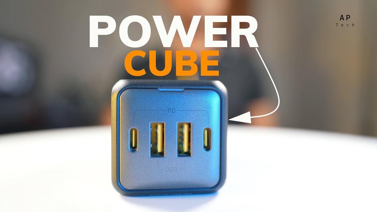 Aohi Power cube 120 Wat 4 in One USB C fast Charger. AP Tech - YouTube
