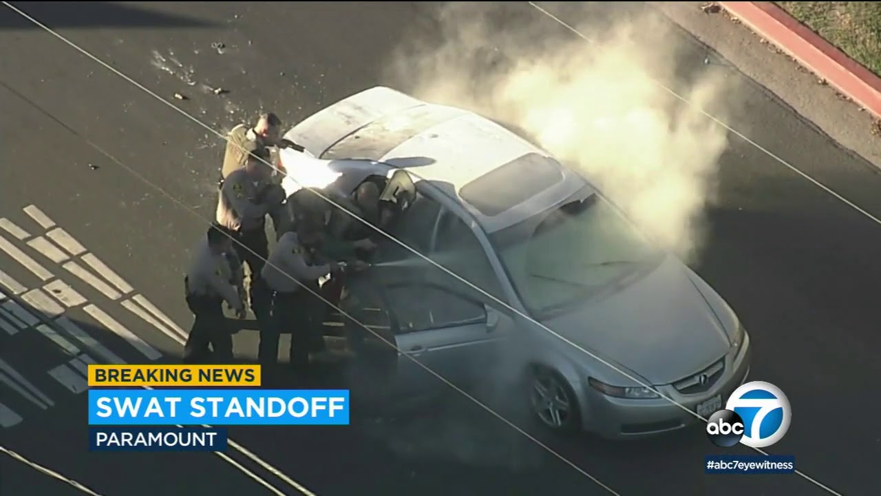 Arson suspect arrested after high speed chase | ABC7 - YouTube