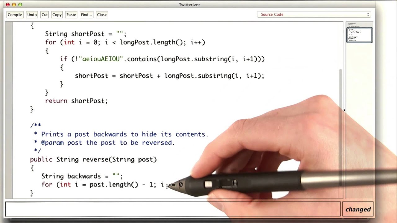 Twitter Posts Backwards Intro To Java Programming Youtube 5468