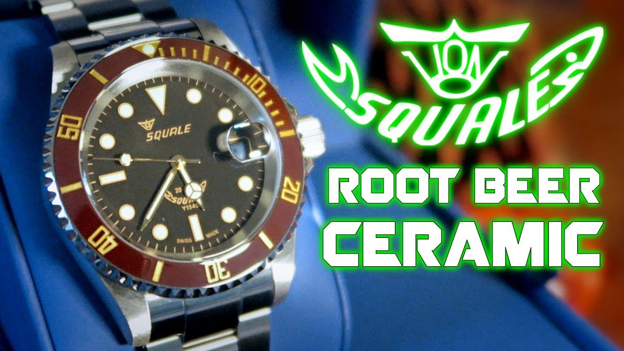 Squale Ceramic Root Beer 1545 20 Atmos Heritage Full Review - YouTube