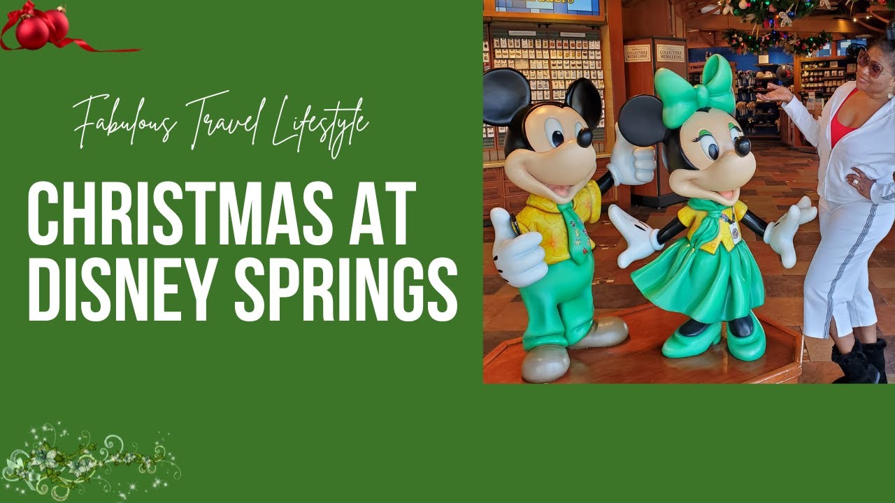 Disney Springs Christmas | Orlando | Disney Springs Tour Florida - YouTube