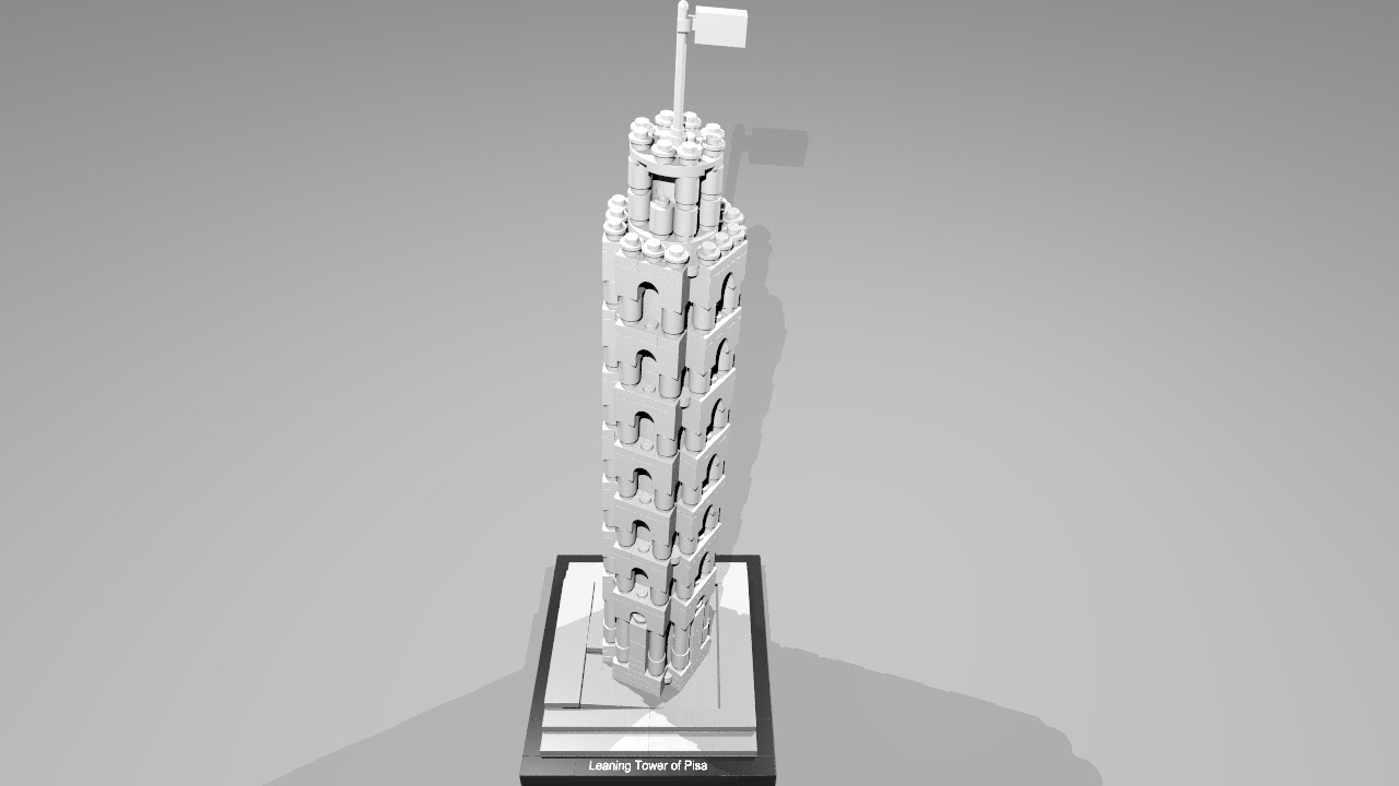 21015 Lego Architecture The Leaning Tower of Pisa - YouTube