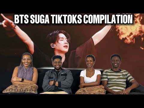 Our Reaction To BTS SUGA Tiktok compilation - for @k-popR3actions