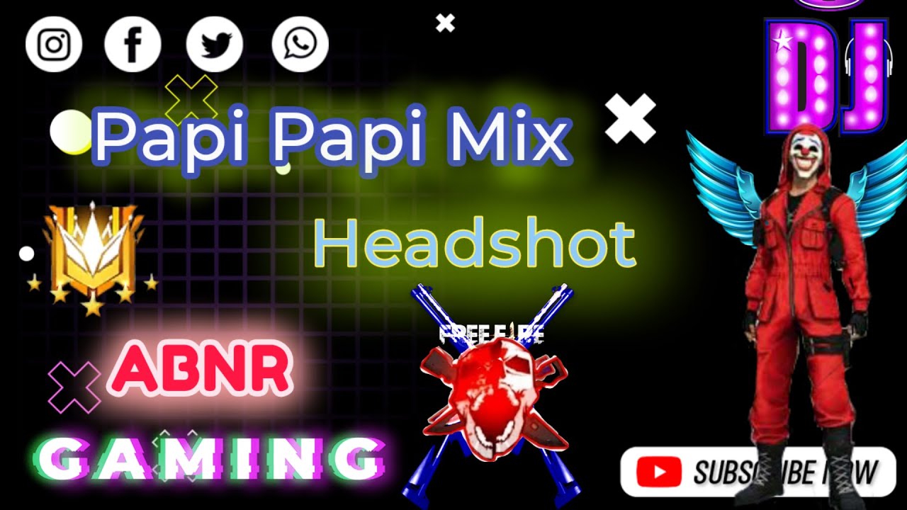 Papi Papi Headshot Mix...Viral Gameplay like Flamer - YouTube