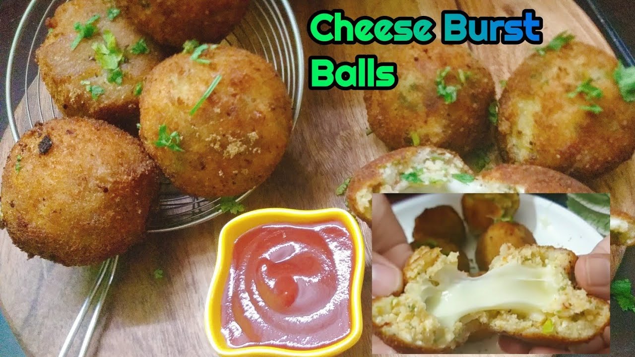 Cheese burst balls| Crispy cheese balls|Cheese potato balls| चीज़ बॉल्स ...