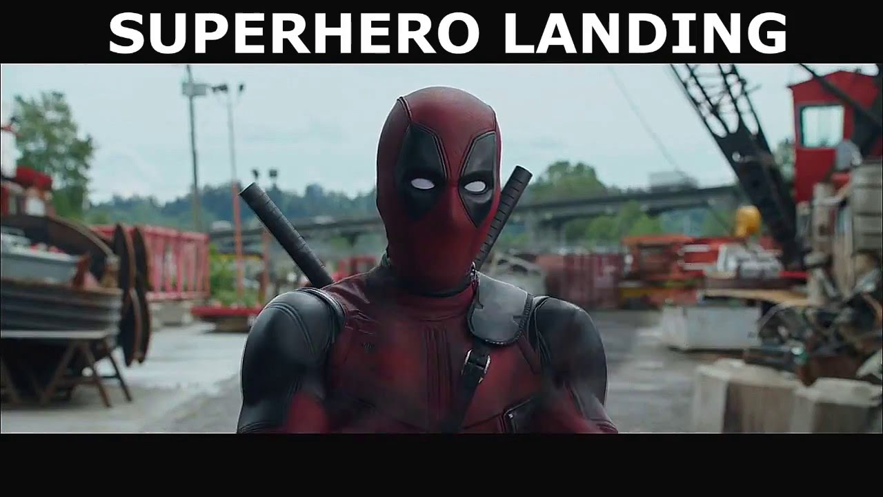 Deadpool Approves Spider Man's Superhero Landing - YouTube
