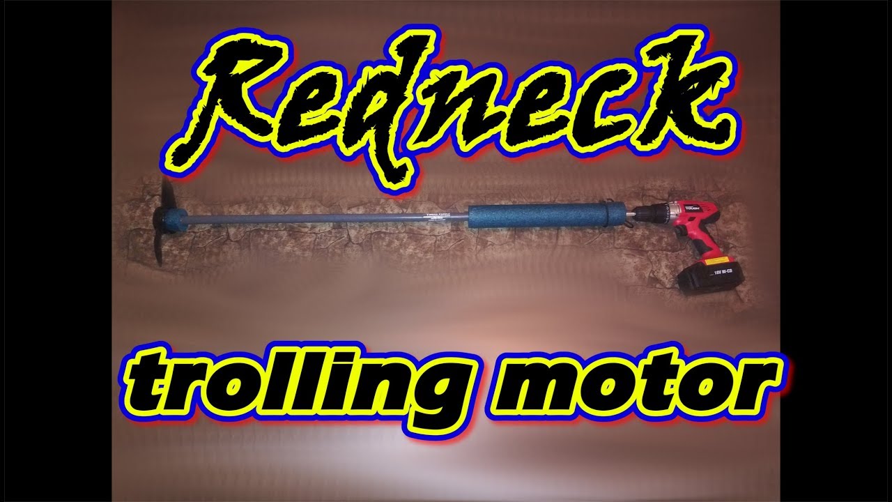 Redneck Trolling Motor for Kayak - Drill Paddle - #bassfishing #fishing ...