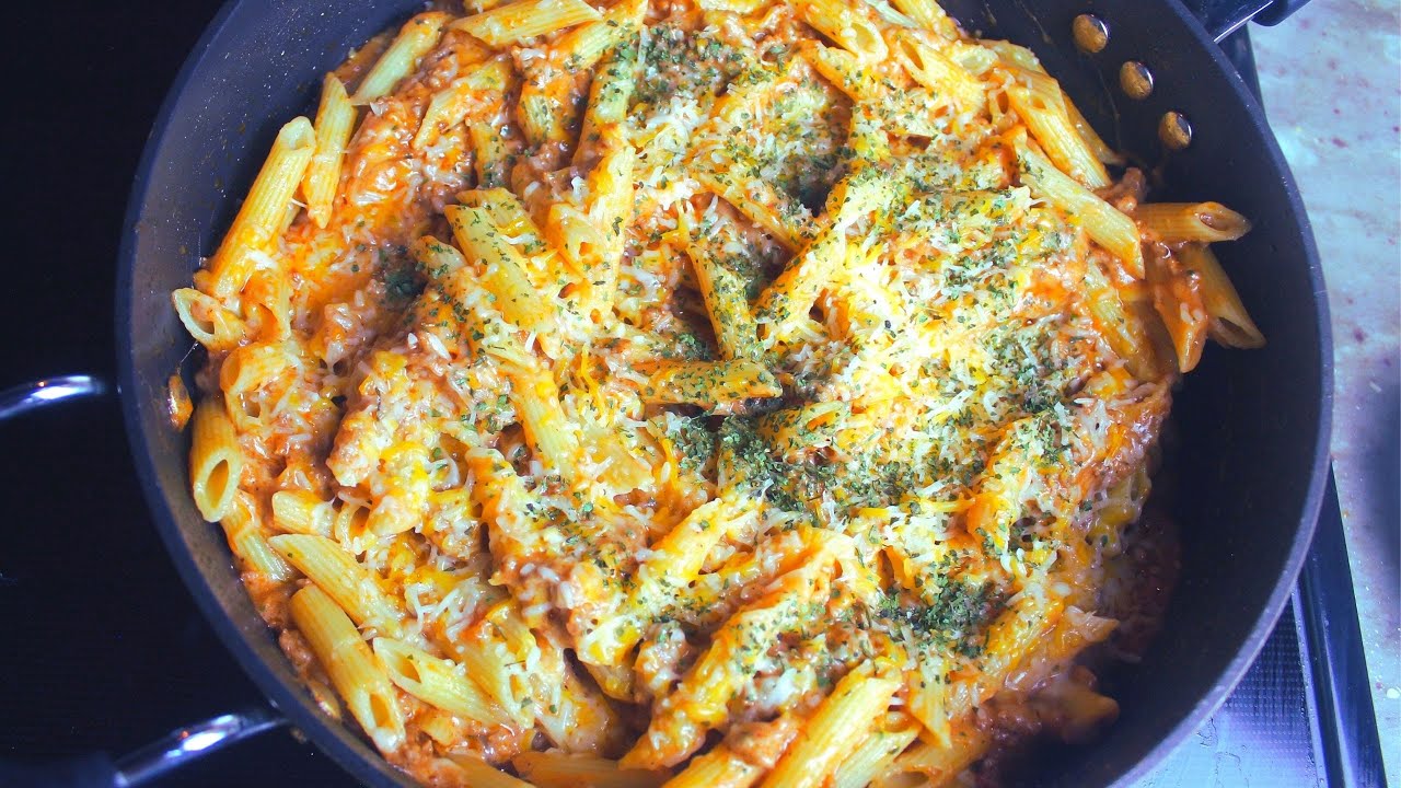 One Pot Cheeseburger Pasta - YouTube
