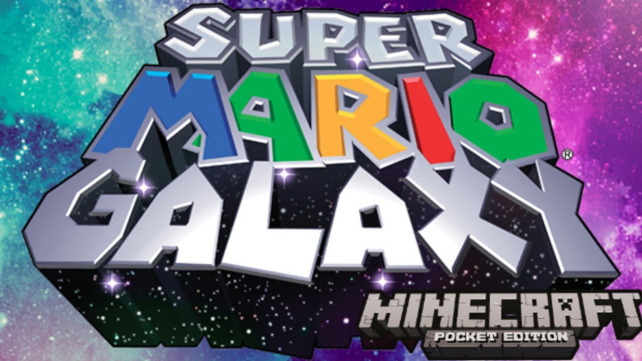 Super Mario Galaxy map:Minecraft PE 0.10.0 - YouTube