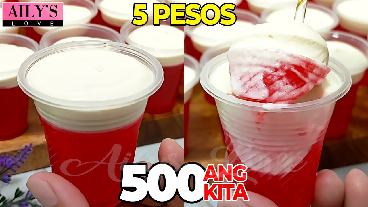 CREAMY STRAWBERRY JELLY MILK 😋 - YouTube